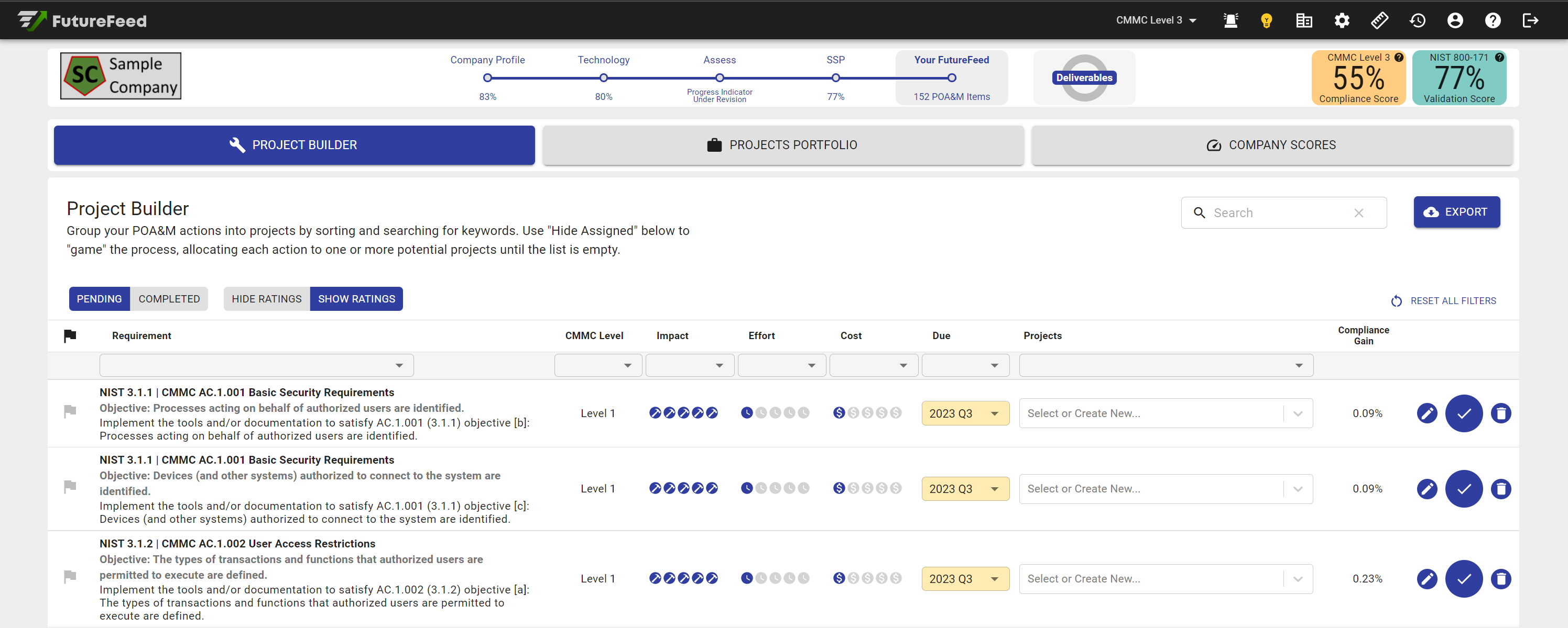 How to Use the Project Builder